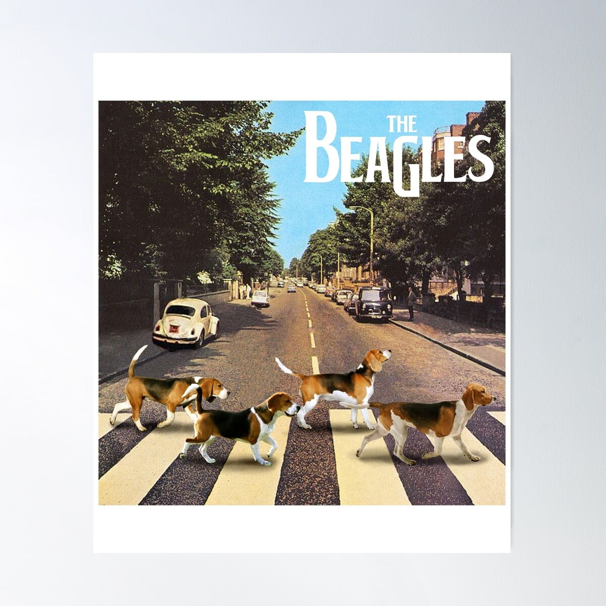 The Beagles Poster Wall Art, Modern Wall Decor For Living Room Bedroom ...