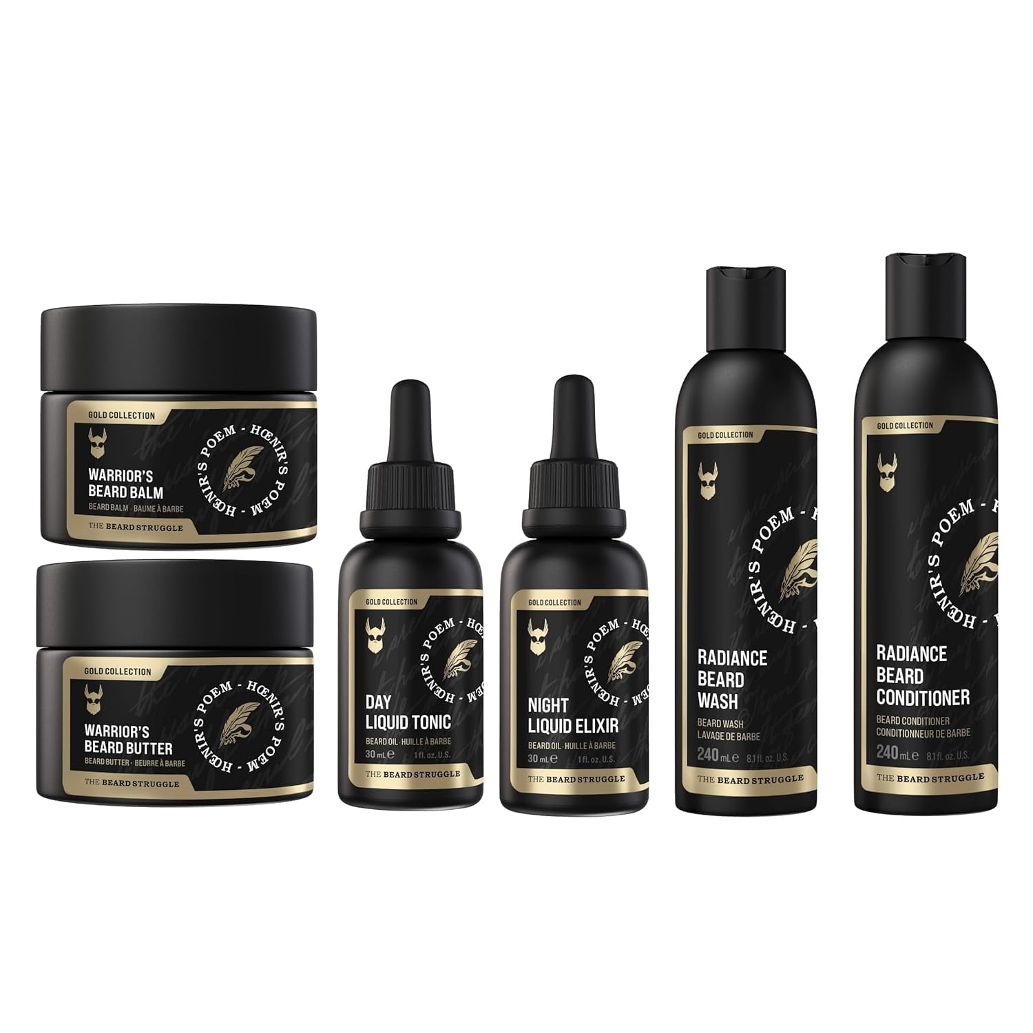 The Beard Struggle Greenlander Bundle - Beard Kit - Silver Collection ...