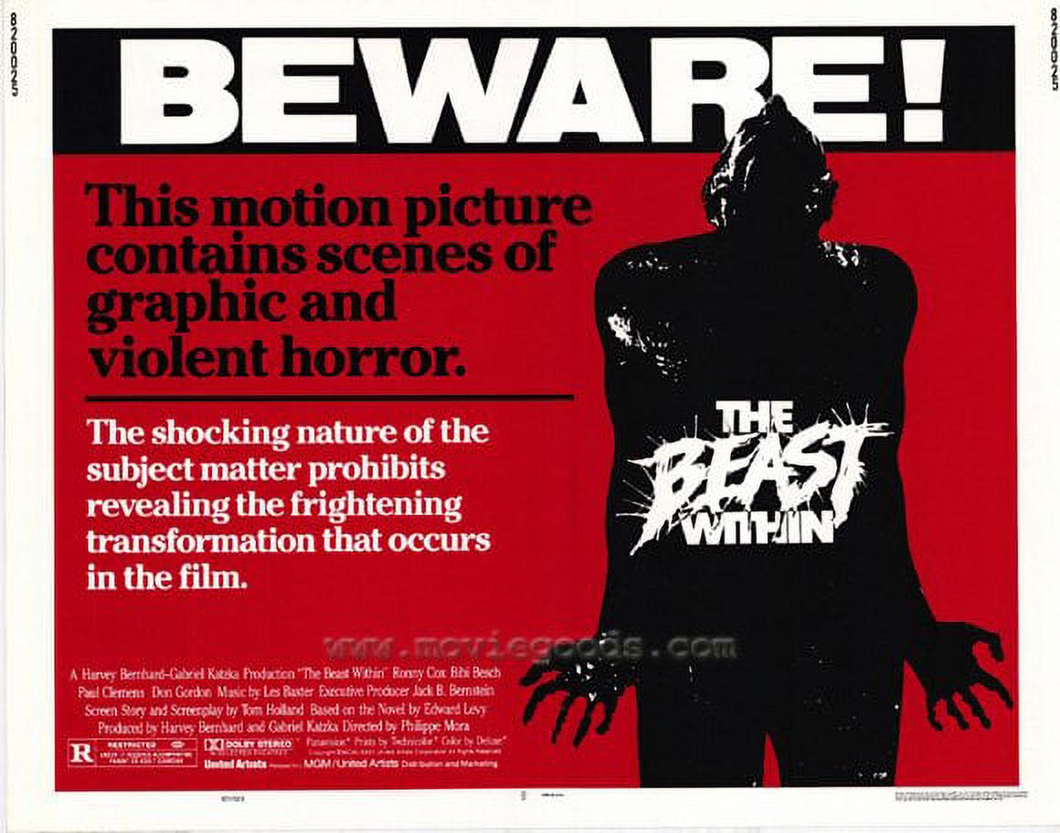 The Beast Within - movie POSTER (Half Sheet Style A) (22" x 28") (1982 ...