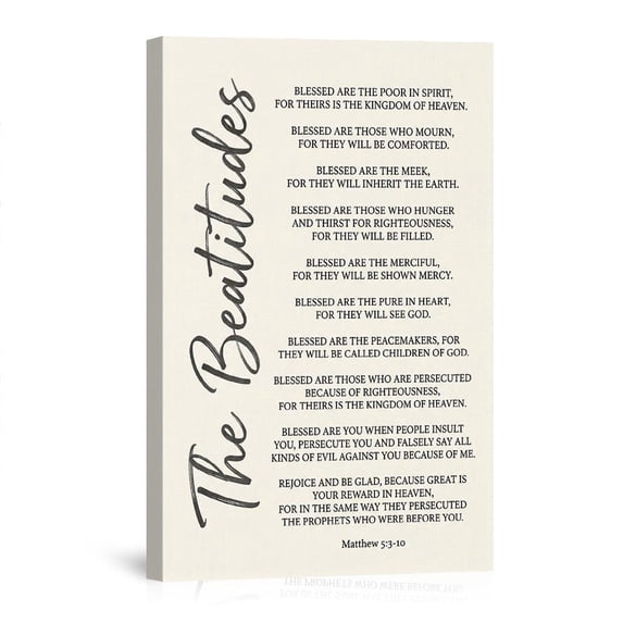 The Beatitudes Matthew 5 3 10 Christian Bible Verse Scripture For ...