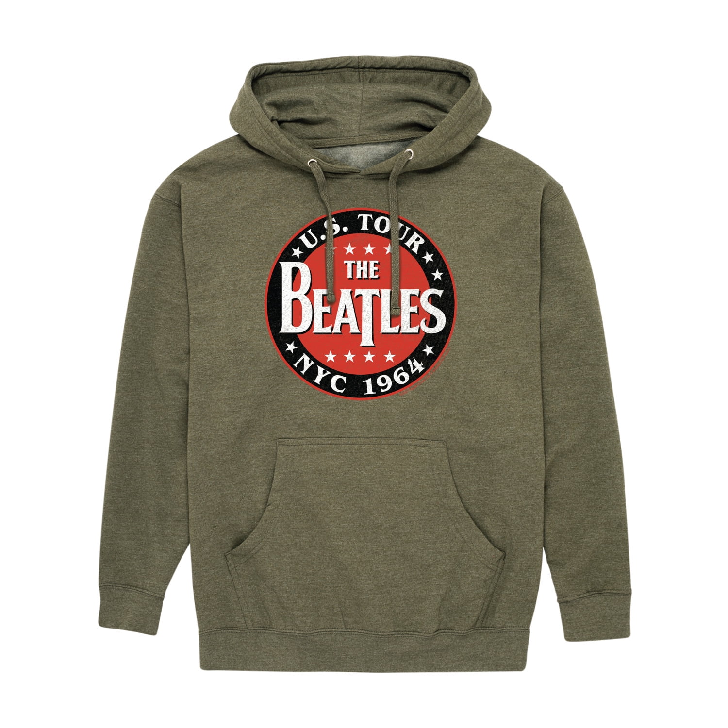 The Beatles - 1964 Usa Tour - Men's Fleece Pullover Hoodie - Walmart.com