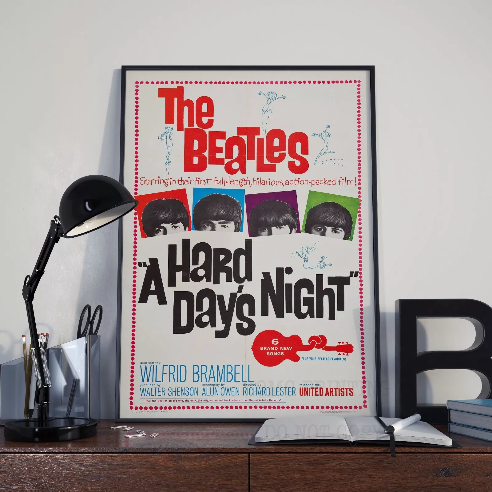 The Beatles A Hard Days Night Movie Fab Four Poster Print Picture - Walmart.com
