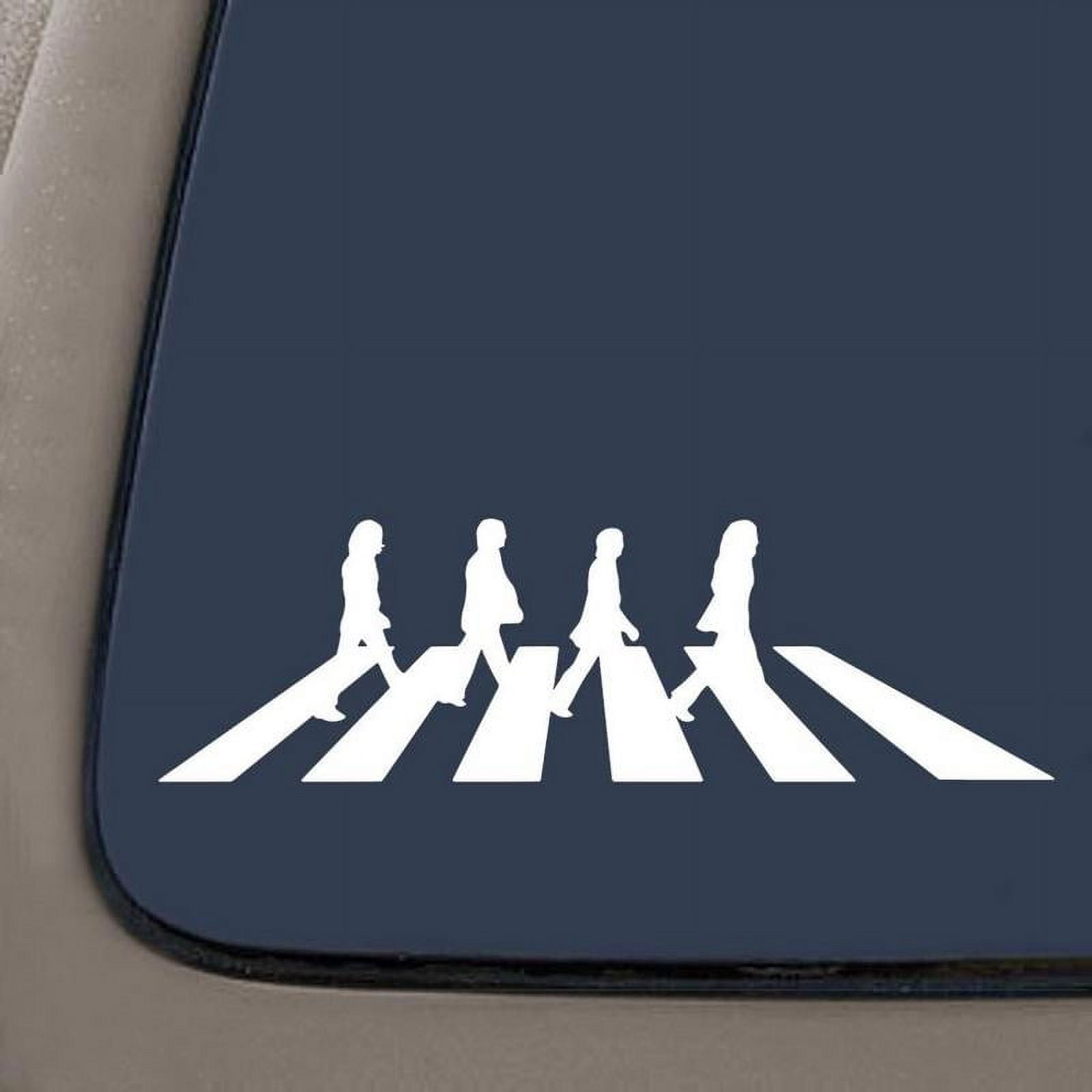 The Beatles Abbey Road Decal Sticker | 7.5-Inches By 2-Inches | White ...