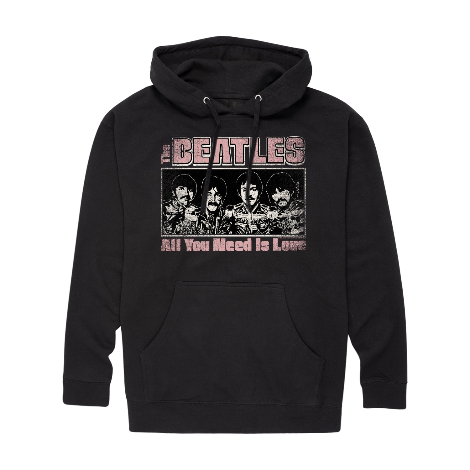 The Beatles - All You Need - Men's Pullover Fleece Hoodie - Walmart.com