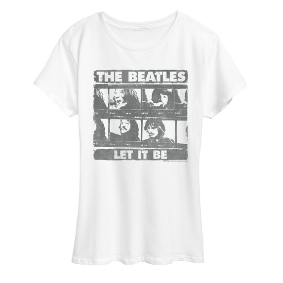 The Beatles - Film Strip - Women's Short Sleeve Graphic T-Shirt ...