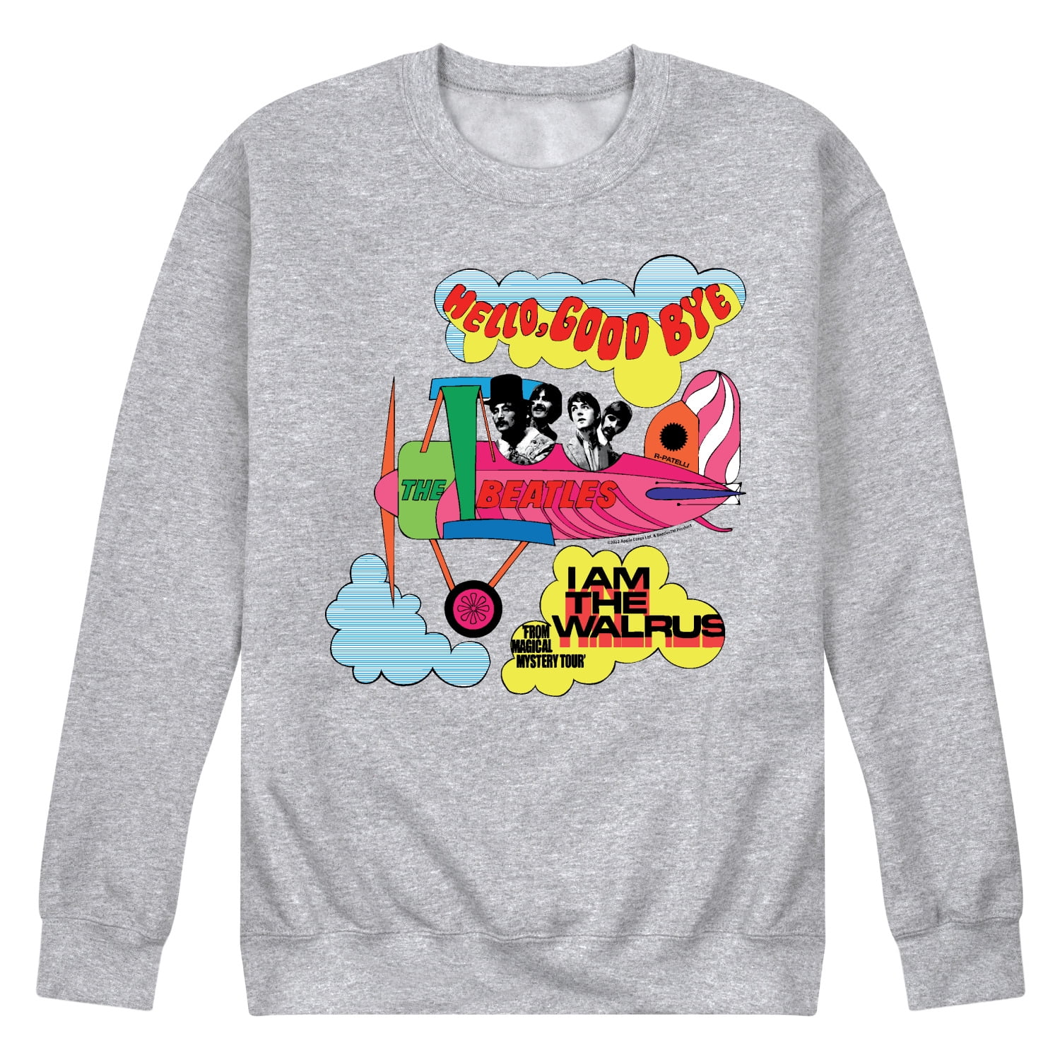 The Beatles - Hello Goodbye - Men's Crew Fleece Sweatshirt - Walmart.com