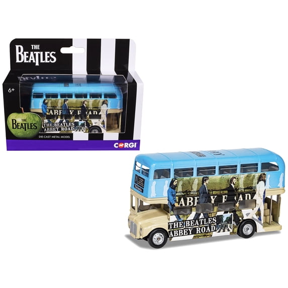 The Beatles London Double Decker Bus "Abbey Road" Blue and Beige ...