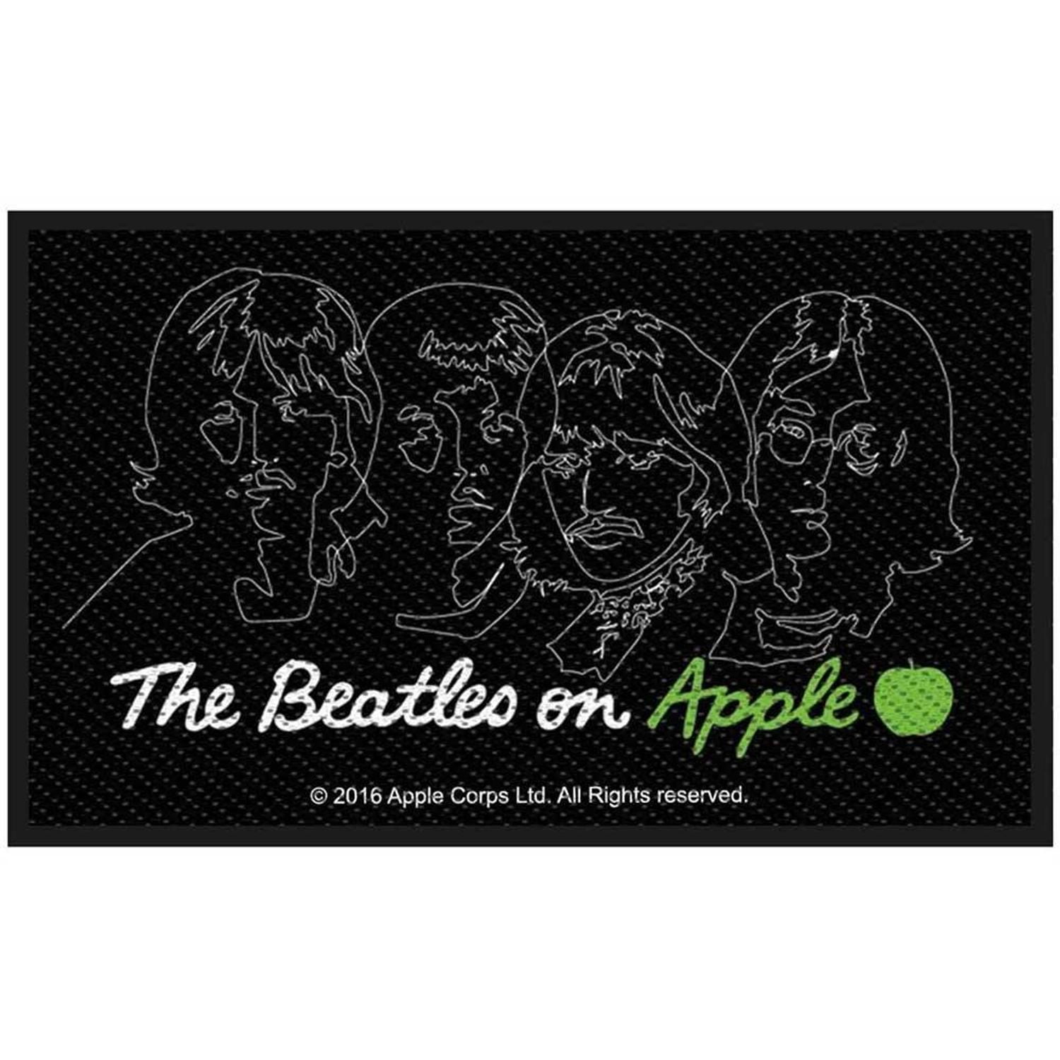 The Beatles On Apple Woven Band Patch - Walmart.com
