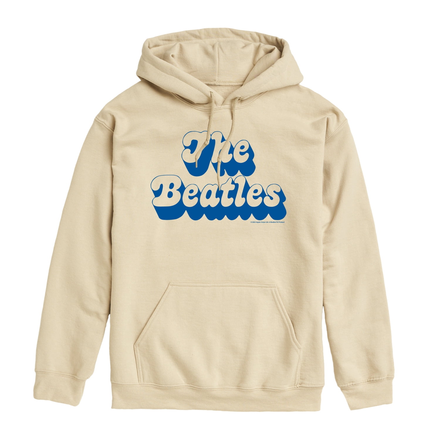 The Beatles - Single Logo Blue - Men's Pullover Fleece Hoodie - Walmart.com