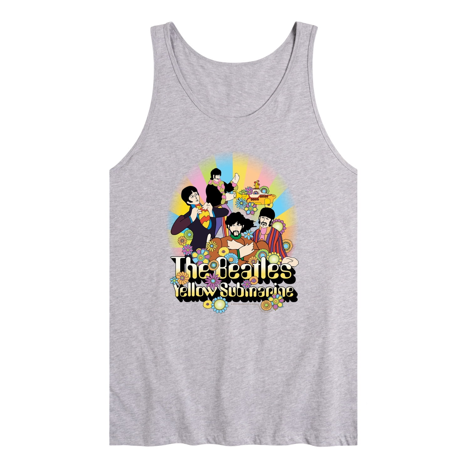The Beatles - Submarine Flowers - Men's Sleeveless Graphic Tank ...