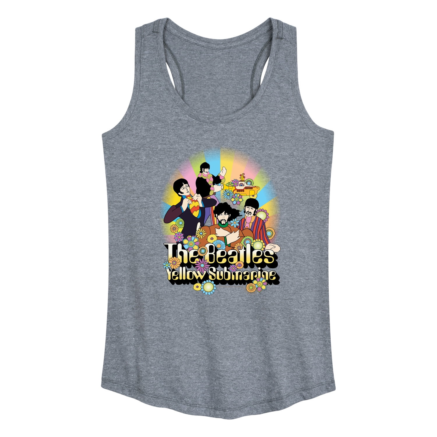 The Beatles - Submarine Flowers - Women's Racerback Graphic Tank ...