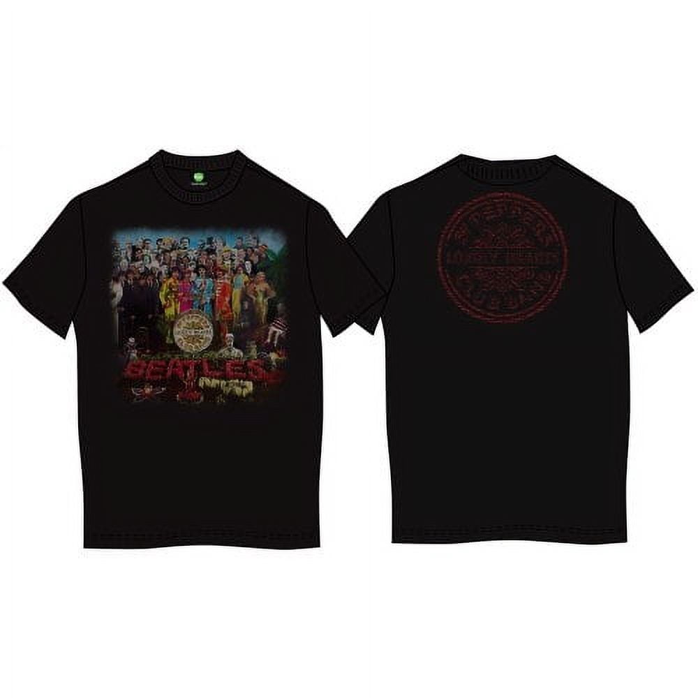 The Beatles Unisex T-Shirt Sgt Pepper (Back Print) (XX-Large) - Walmart.com
