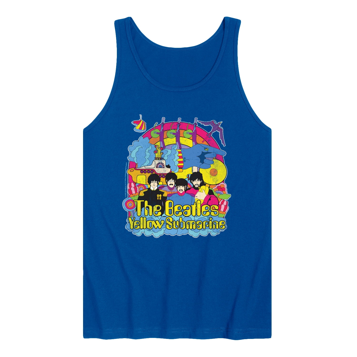 The Beatles - Vintage Yellow Submarine - Men's Sleeveless Graphic Tank ...