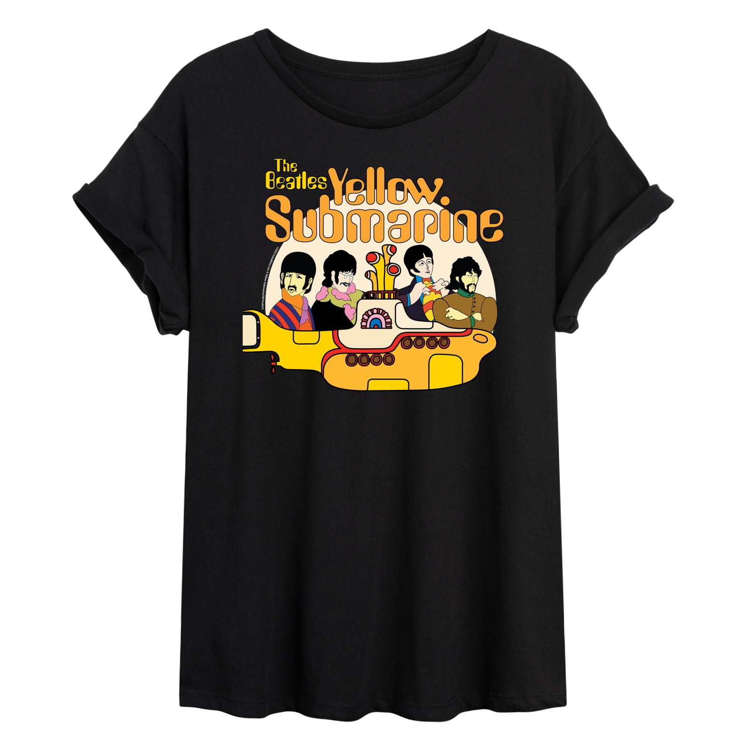 The Beatles - We All Live In A Yellow Submarine - Juniors Ideal Flowy ...