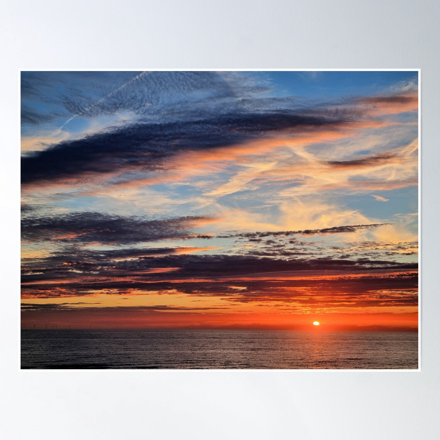 The Beautiful End Of A Wonderful Day Poster Wall Art, Modern Wall Decor ...