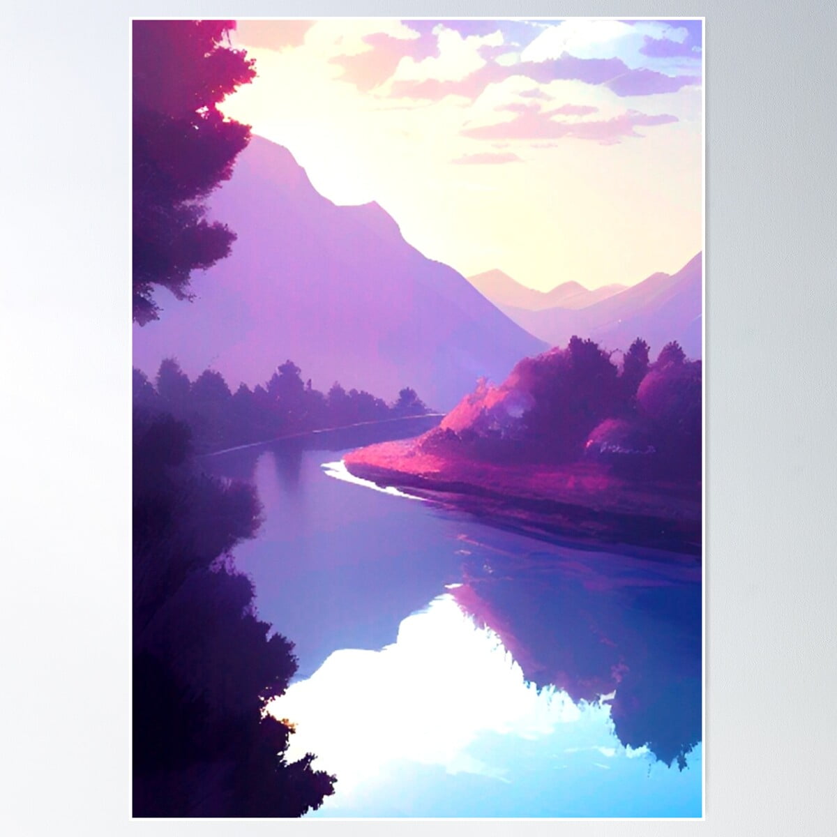 The Beautiful Natural Environment. Poster Wall Art, Modern Wall Decor ...