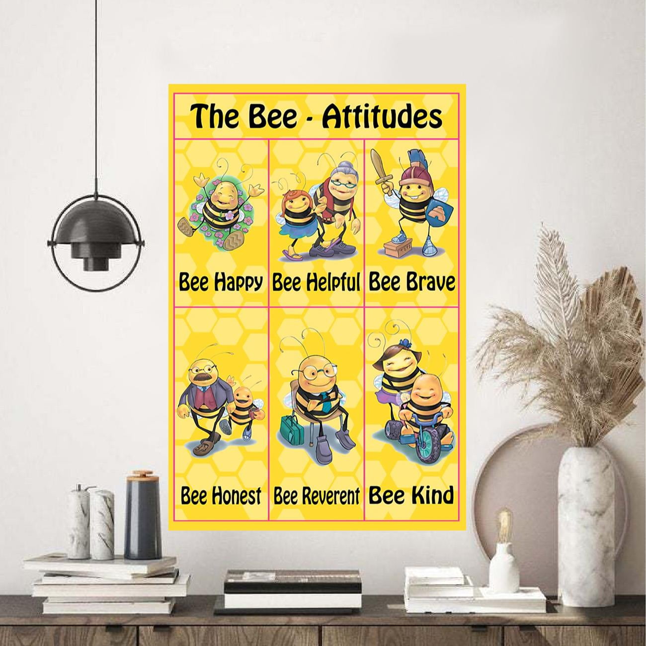 The Bee Attitudes Knowledge Print Poster 24 x 36 Inch Poster - Walmart ...