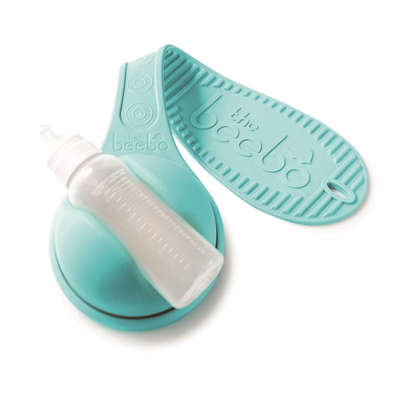 The Beebo - Free Hand Baby Bottle Holder - Teal - Walmart.com
