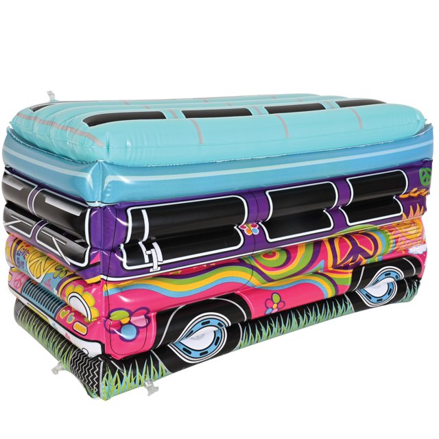 The Beistle Company Inflatable Hippie Bus Cooler - Walmart.com