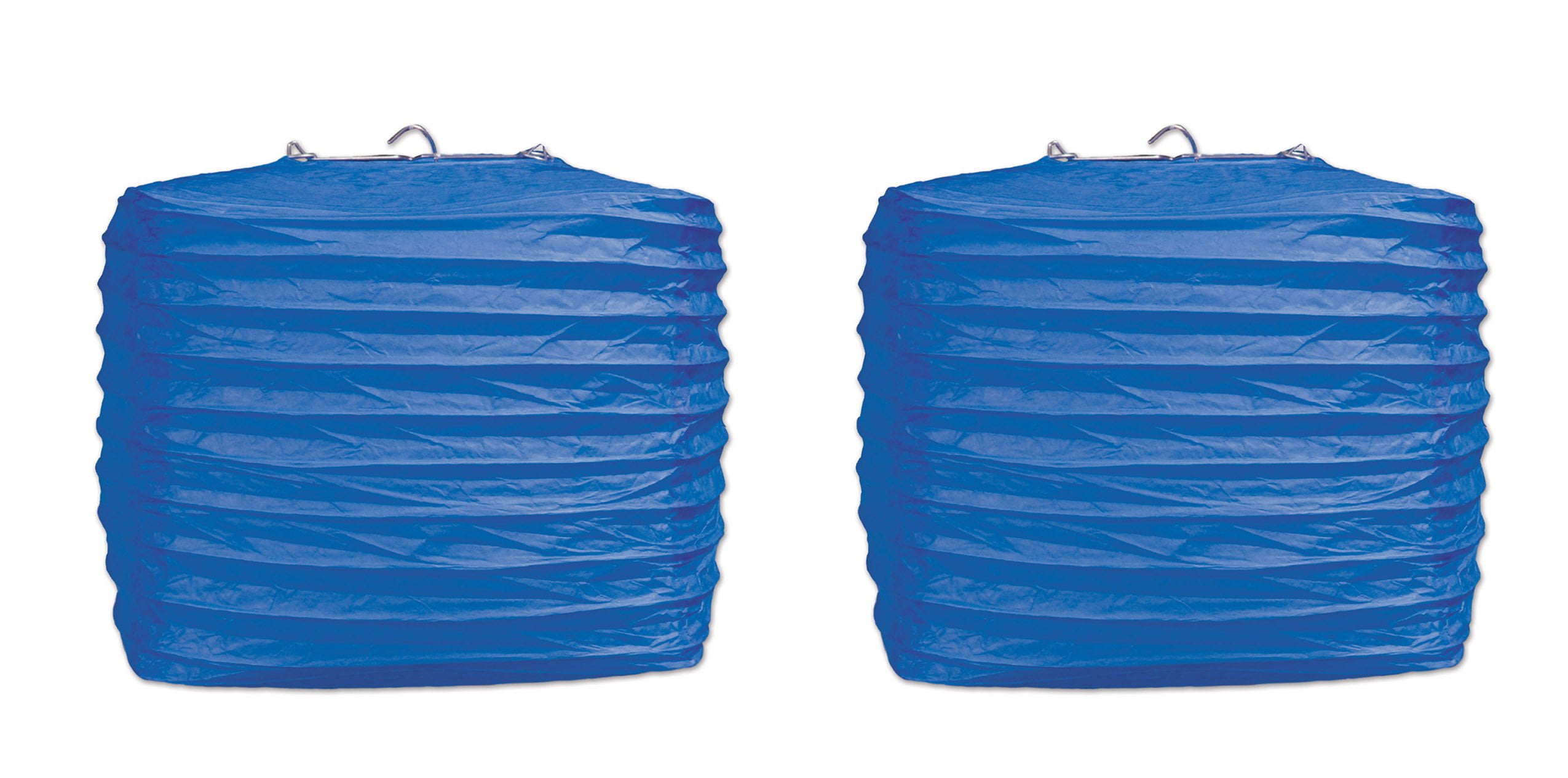 Beistle Square Paper Lanterns, 8", Blue - Walmart.com