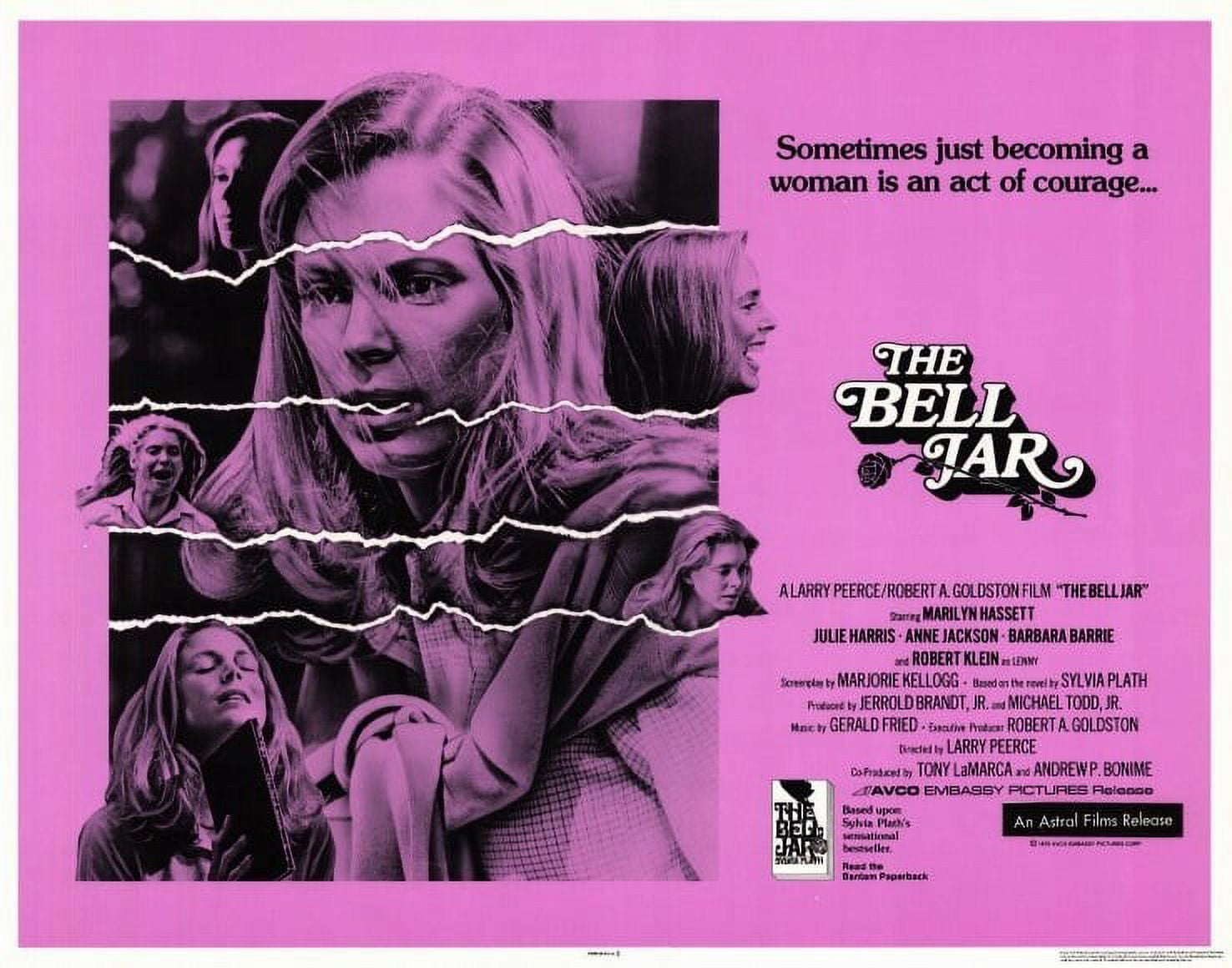 The Bell Jar - movie POSTER (Half Sheet Style A) (22" x 28") (1979 ...