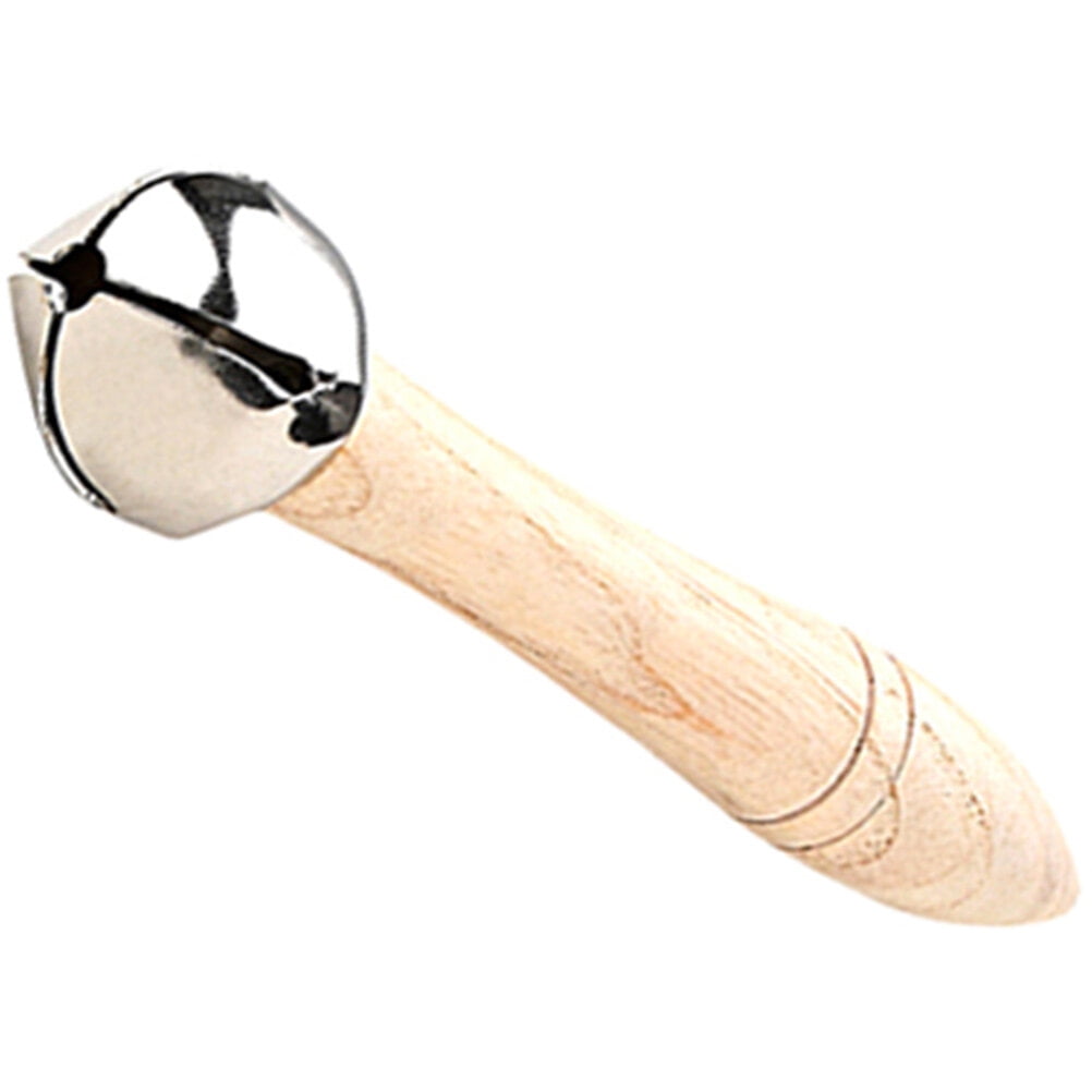 The Bell Shaking Rattle Baby Wooden Toy Hand Rattles Holding Metal ...