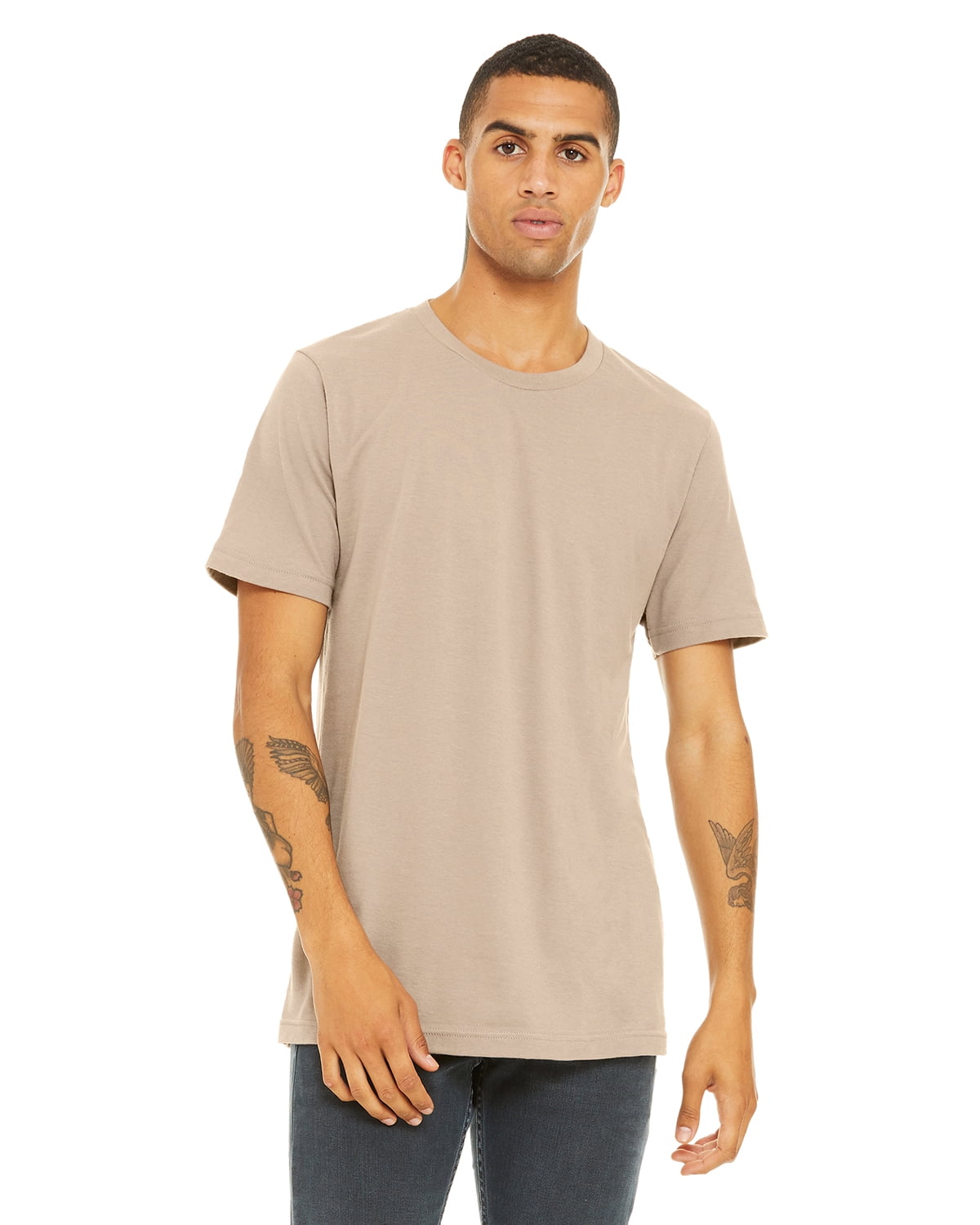 The Bella + Canvas Unisex Jersey Short-Sleeve T-Shirt - TAN - XS ...