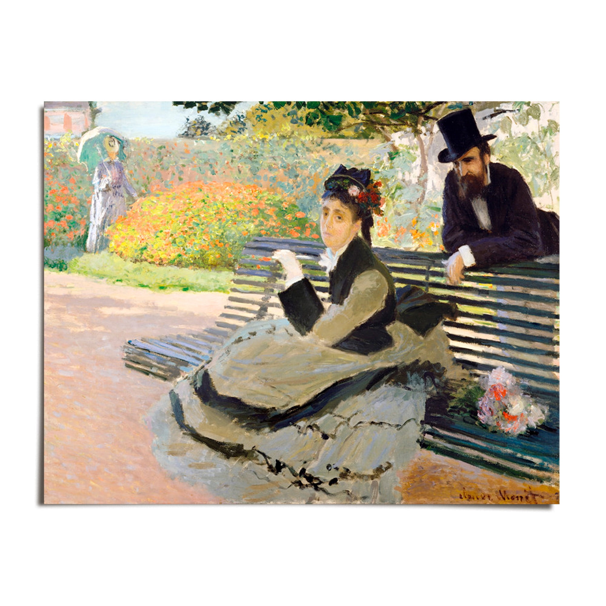 The Bench c. 1873 - Claude Monet - 10x12 - Wall Art Print - UNFRAMED ...