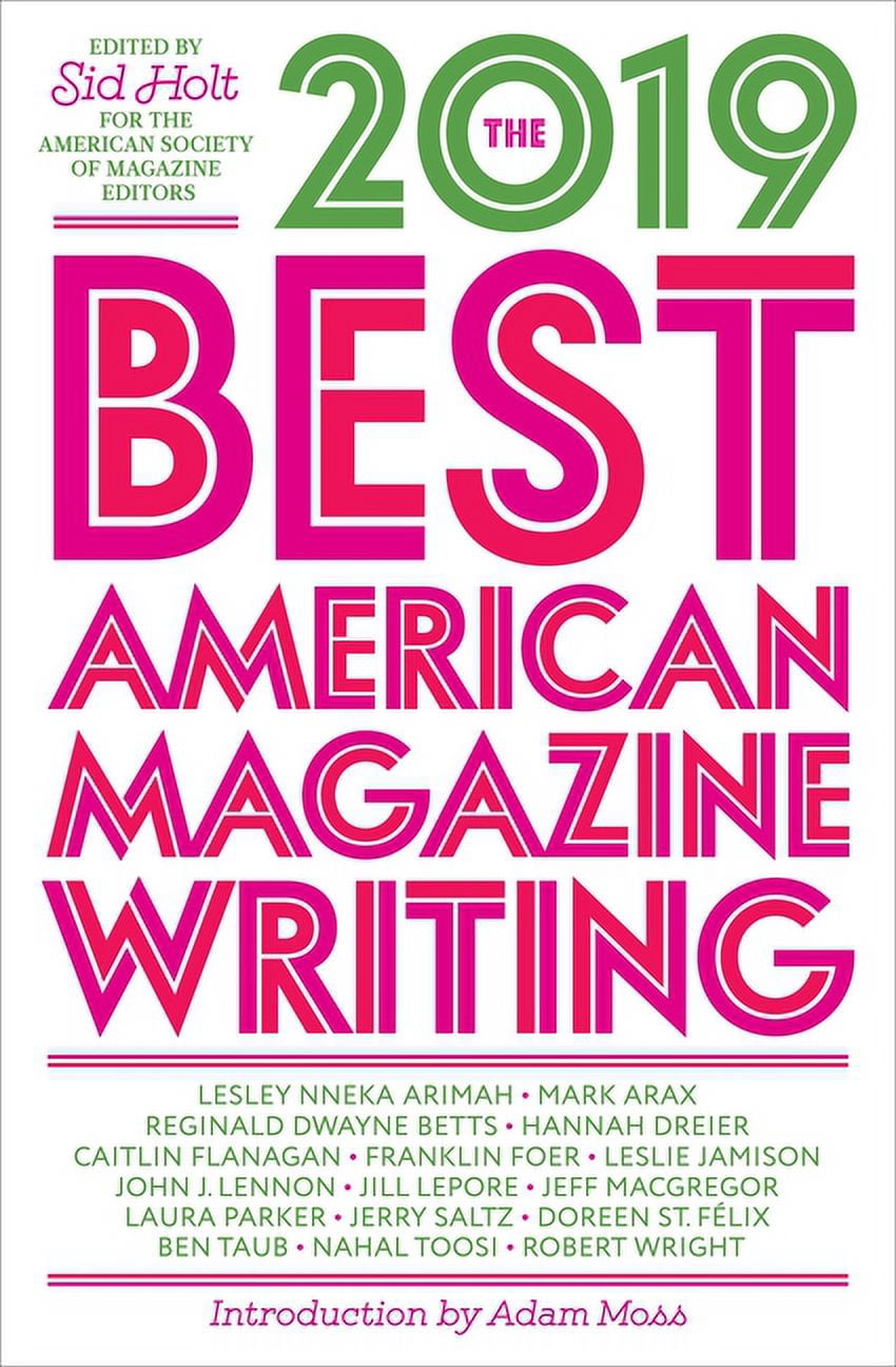 The Best American Magazine Writing 2019, (Paperback) - Walmart Business ...