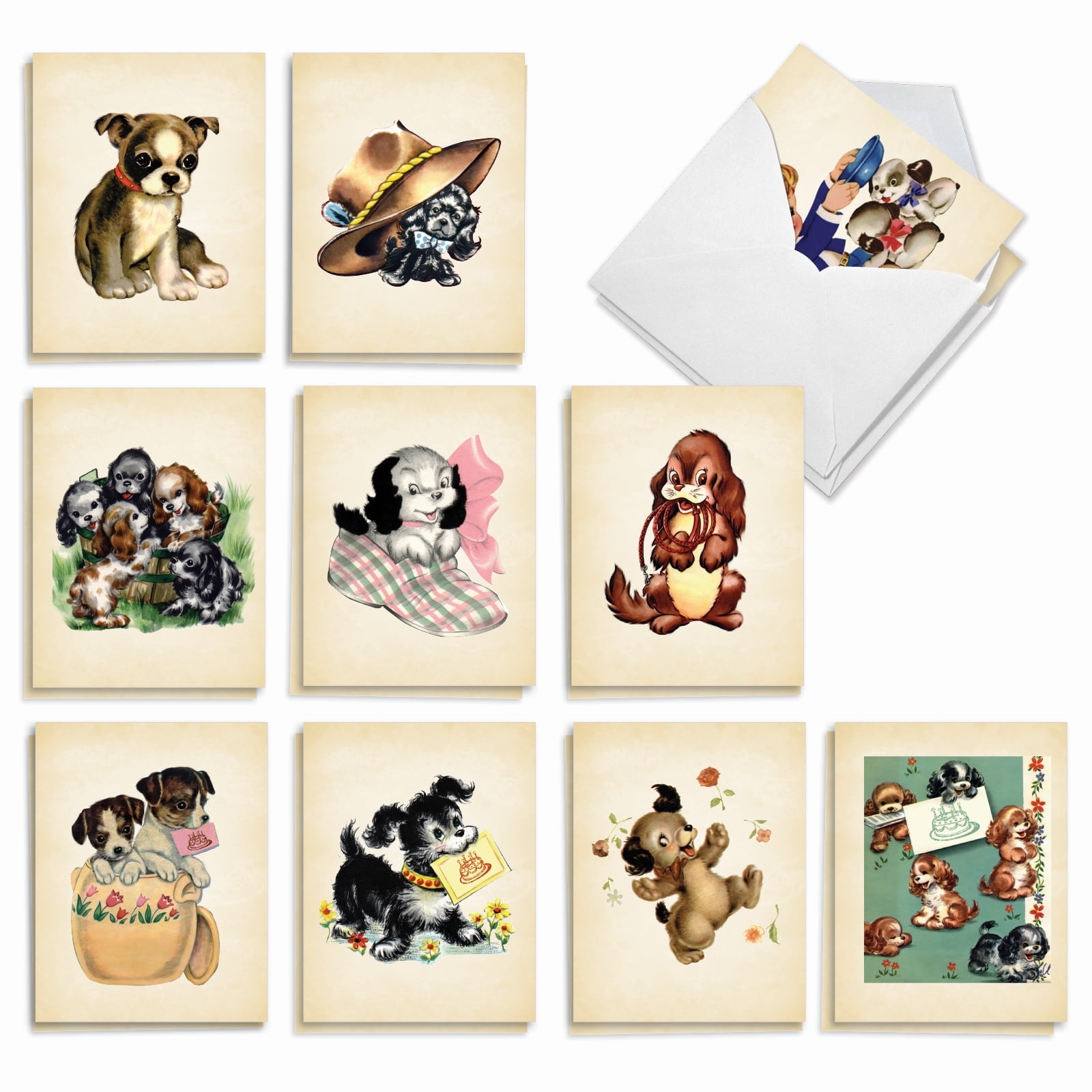 The Best Card Company 20 Assorted Birthday Notecards Boxed Set 4 x 5.12 ...