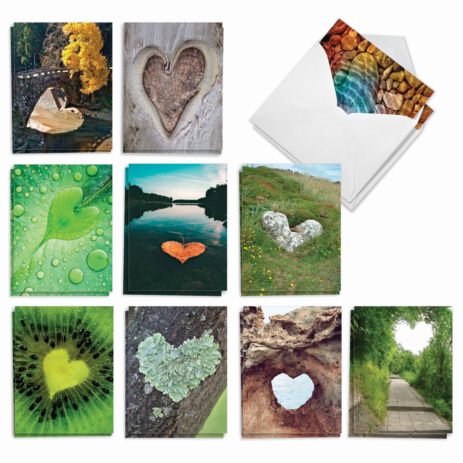 The Best Card Company 20 Assorted Thank You Notecards Bulk Box Set 4 x ...