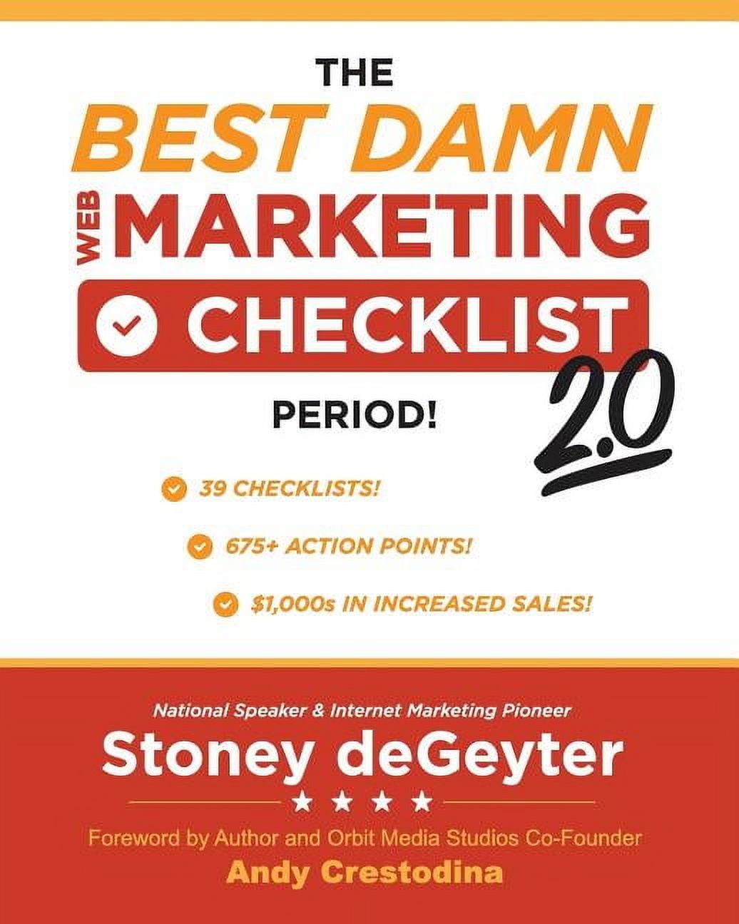 The Best Dam Web Marketing Checklist, Period! 2.0 - Walmart Business ...