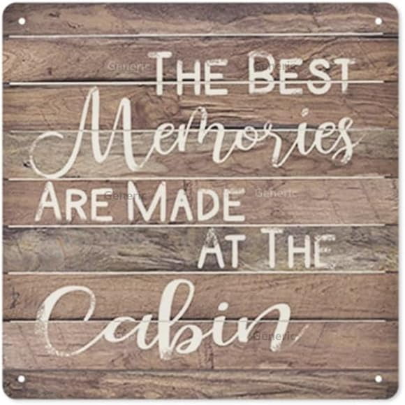 The Best Memories are Made at the Cabin Sign Decor,Gifts for Cabin ...
