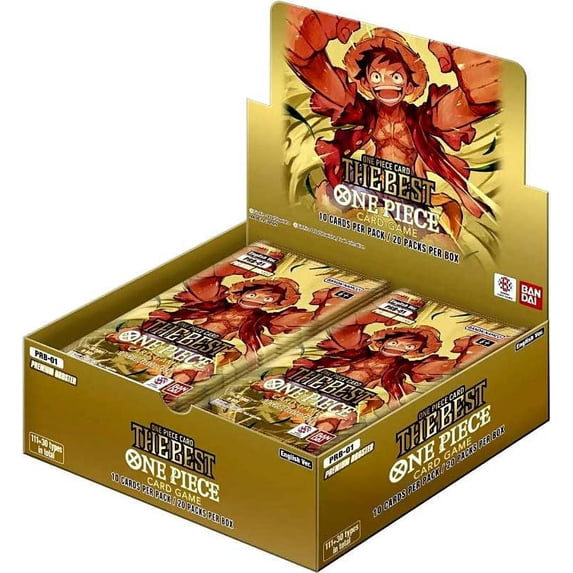 BANDAI HOBBY One Piece TCG Booster Box PRB-01, 20 Packs, 139+ Card ...