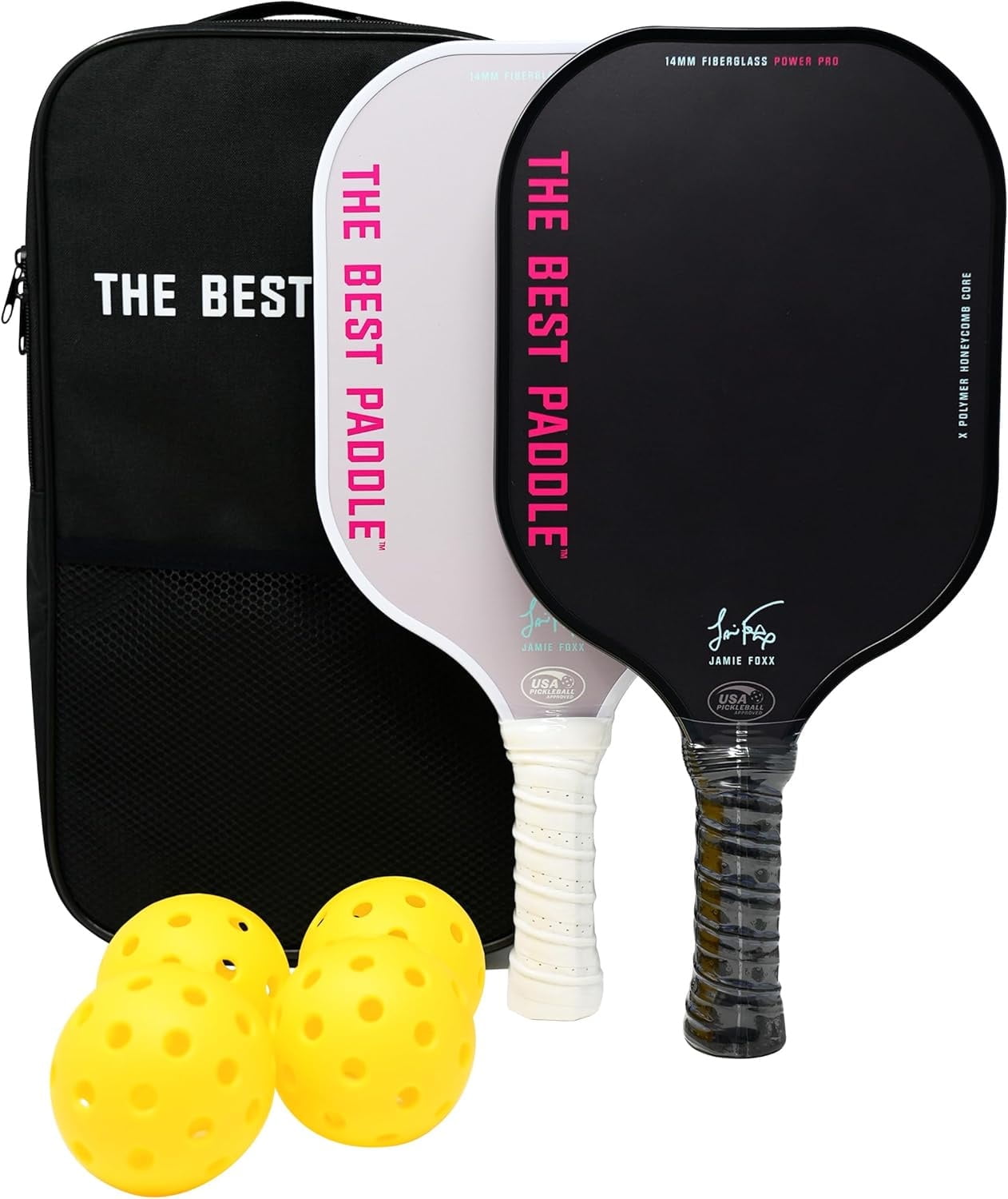 The Best Paddle Pickleball Starter Kit with 2 Fiberglass Paddles 4 ...
