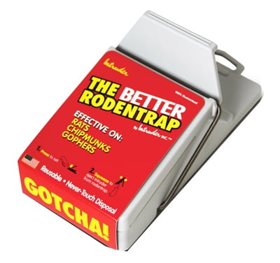 The Better Rodentrap Press To Set Snap Trap 30% More Force Than Conven ...