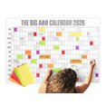 Big A## Calendar, Yearly Dry Erase Wall Calendar, 4x3 Feet, Gray ...