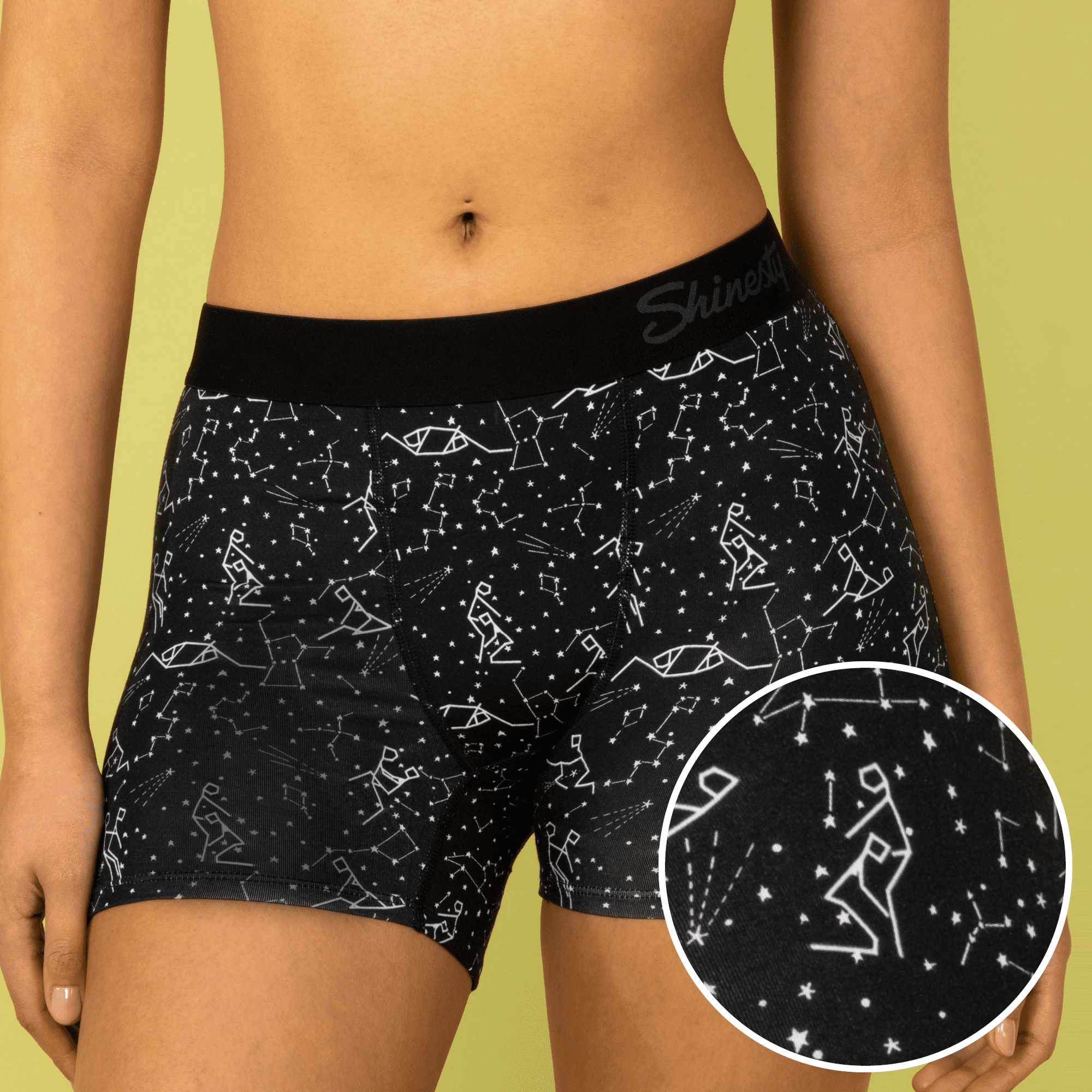 The Big Bang - Shinesty Glow in the Dark Constellation Women’s Boxers Medium - Walmart.com