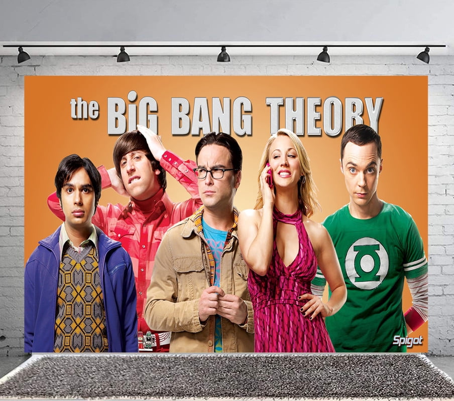 The Big Bang Theory Backdrop Banner Party Supplies Poster Movie Theme Background for Photography ...