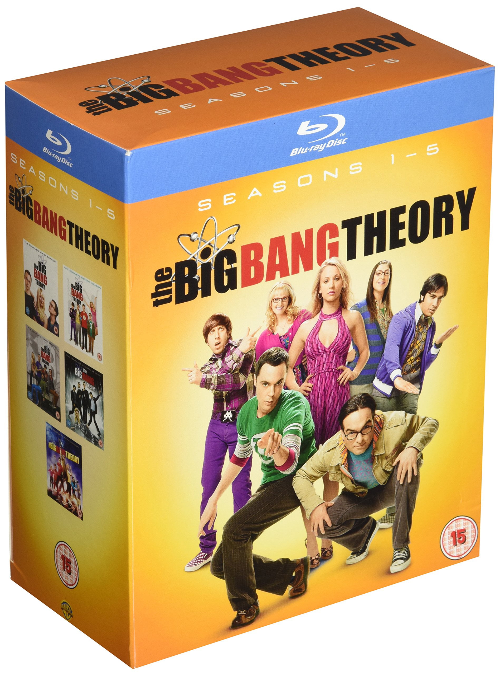 The Big Bang Theory Complete Season 1-5 1 2 3 4 5 Blu Ray NEW - Walmart.com