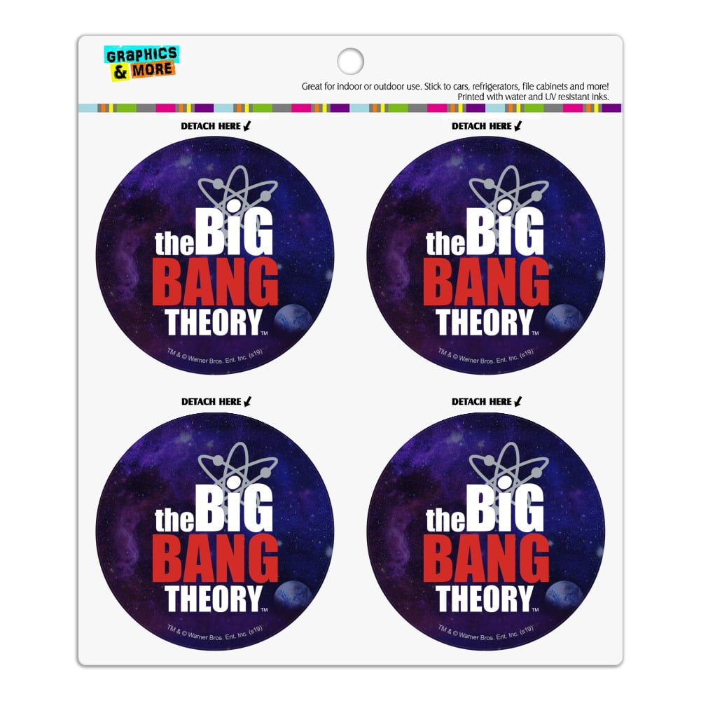 The Big Bang Theory Logo Refrigerator Fridge Locker Vinyl Circle Magnet ...