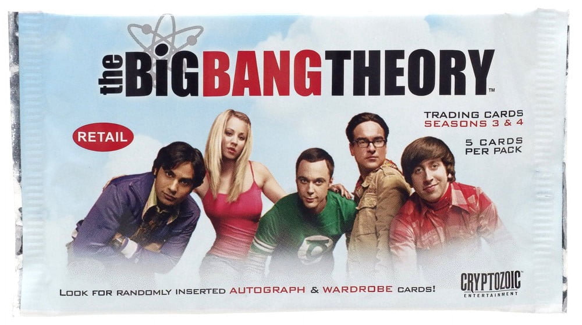 The Big Bang Theory Seasons 3 & 4 Trading Card Pack (5 Cards) - Walmart.com