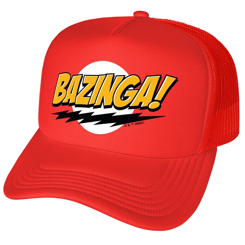 The Big Bang Theory Sheldon Bazinga Foam Snapback Trucker Hat - Unisex ...
