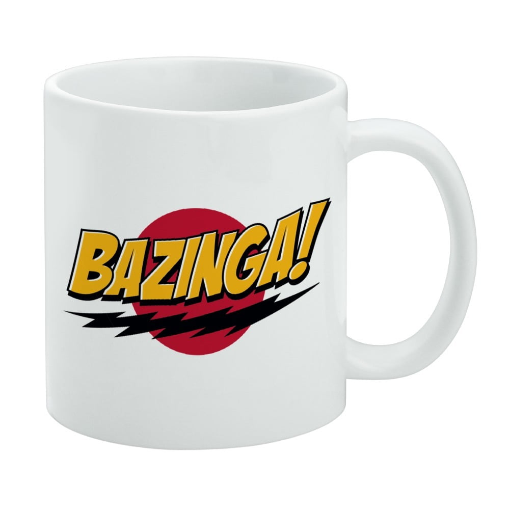 The Big Bang Theory Sheldon Bazinga White Mug - Walmart.com