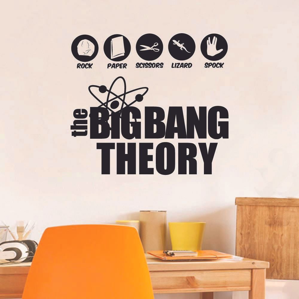 The Big Bang Theory Sitcom Rock Paper Scissos Lizard Spock Game ...