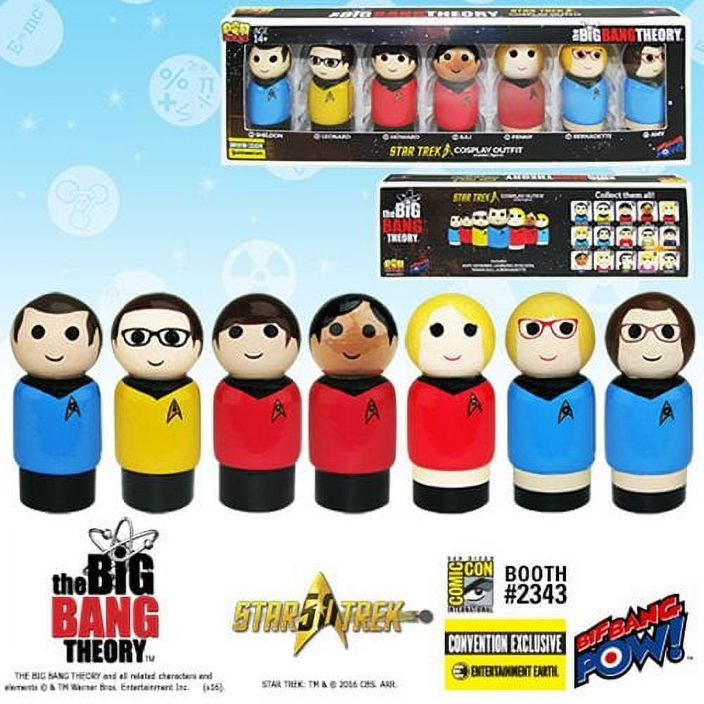 The Big Bang Theory/TOS Pin Mate Set of 7 - Convention Exclusive ...