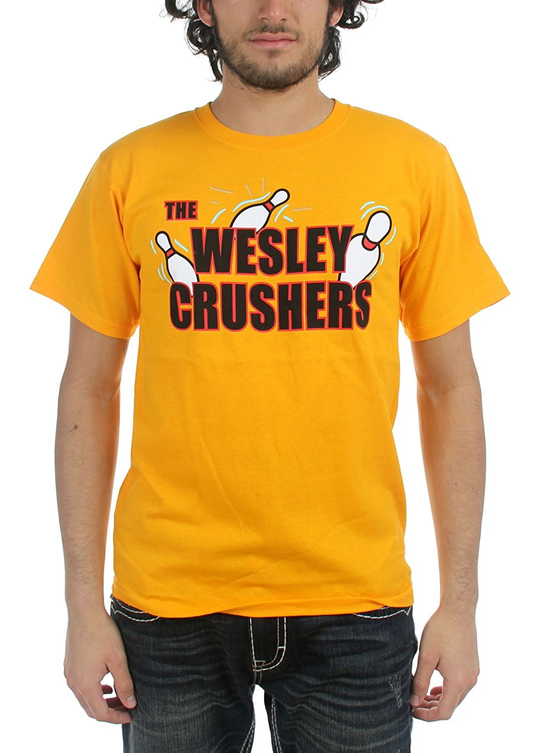 The Big Bang Theory Wesley Crushers Bowling Gold Adult T-shirt ...