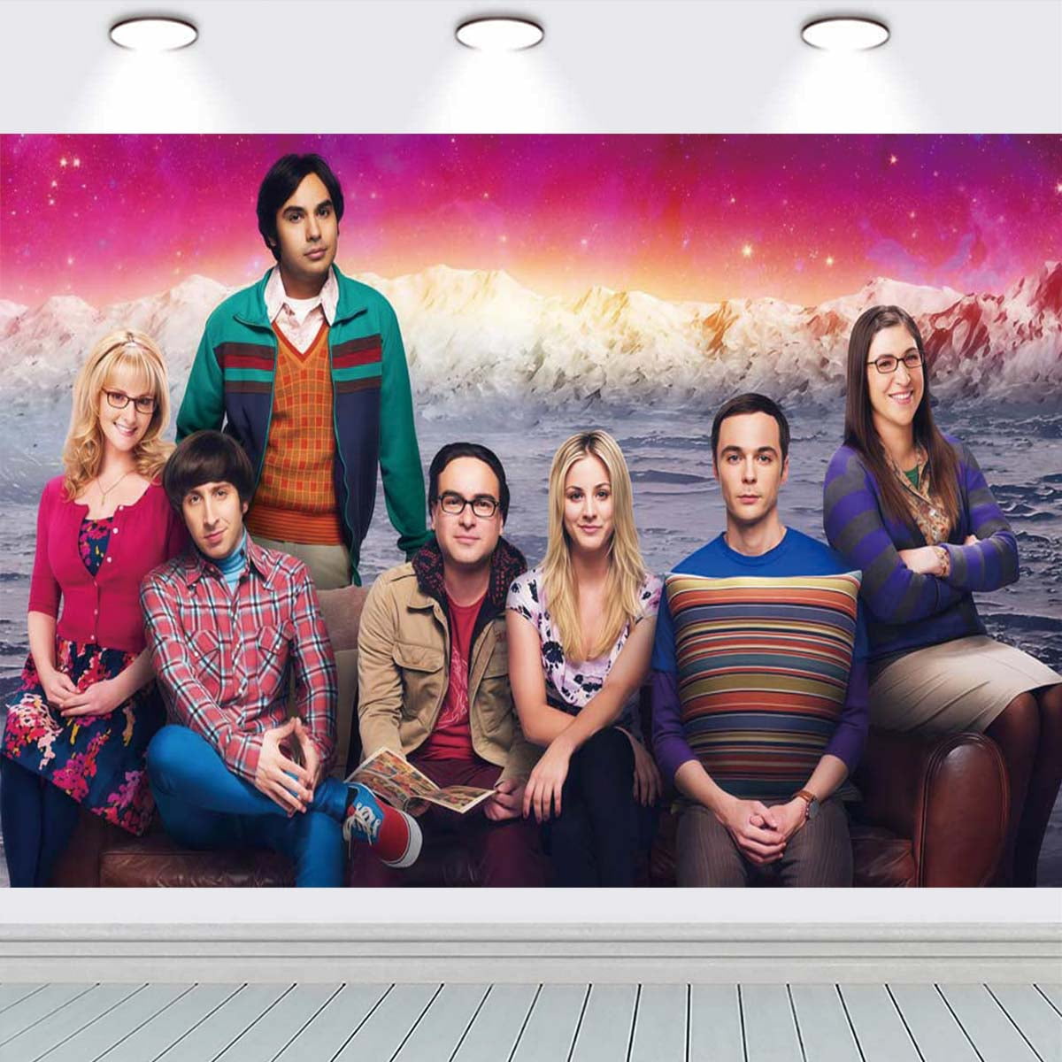 The Big Bang Theory school Backdrop Taspestry Banner Party Supplies ...