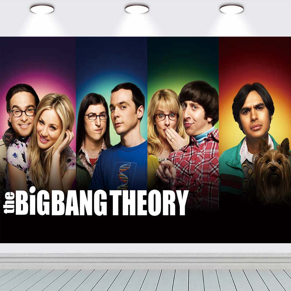The Big Bang Theory school Backdrop Taspestry Wall Decor Banner Party ...
