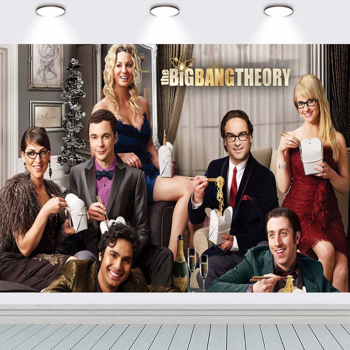 The Big Bang Theory school Taspestry Poster Banner Backdrop Background ...